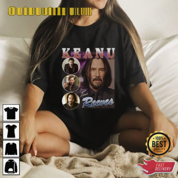 Enarly | Shirts | Keanu Reeves 9s Shirt Fan Made Unisex Tshirt Gift For ...